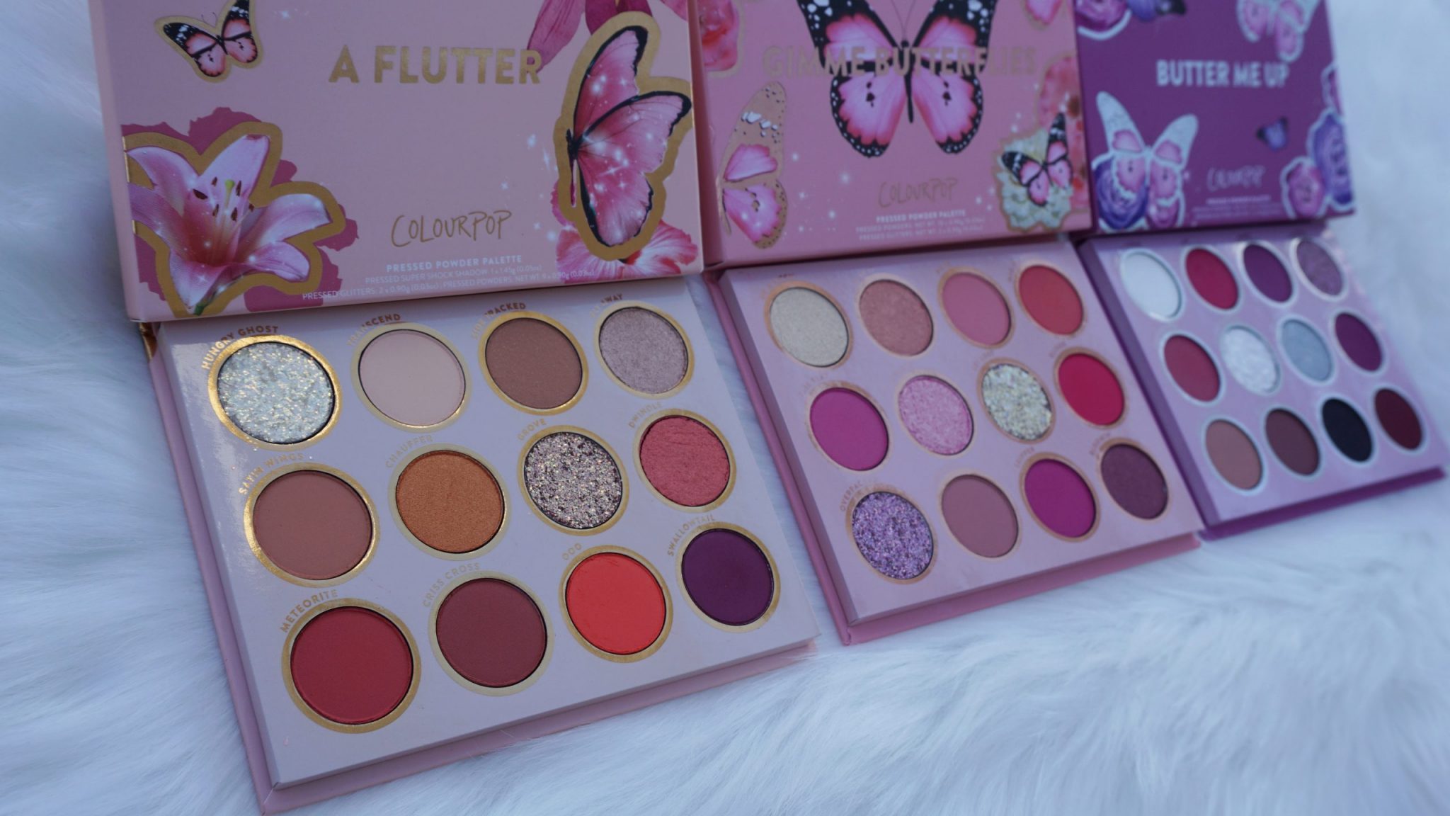 Colourpop Butterfly Palettes