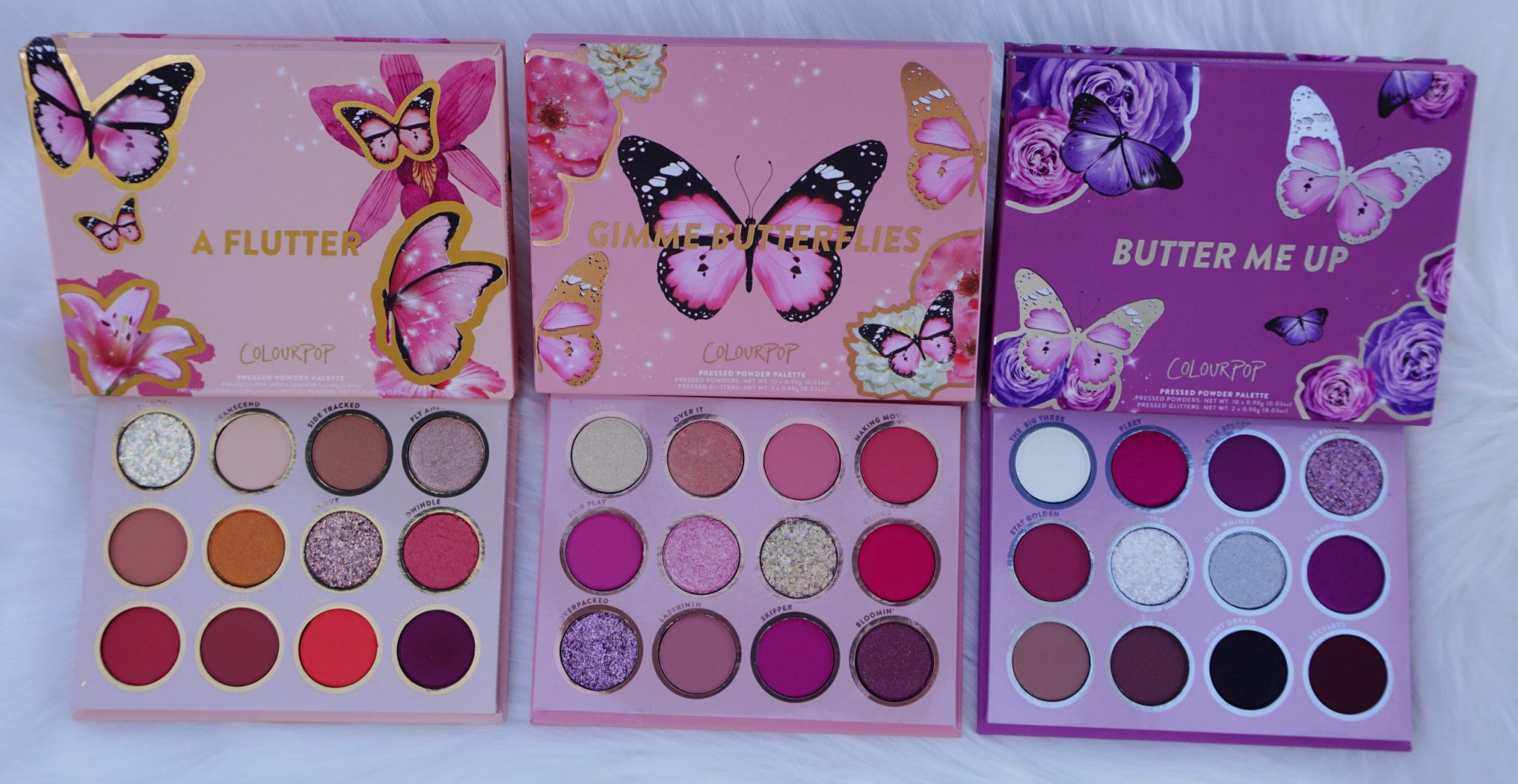 Colourpop Butterfly Palettes