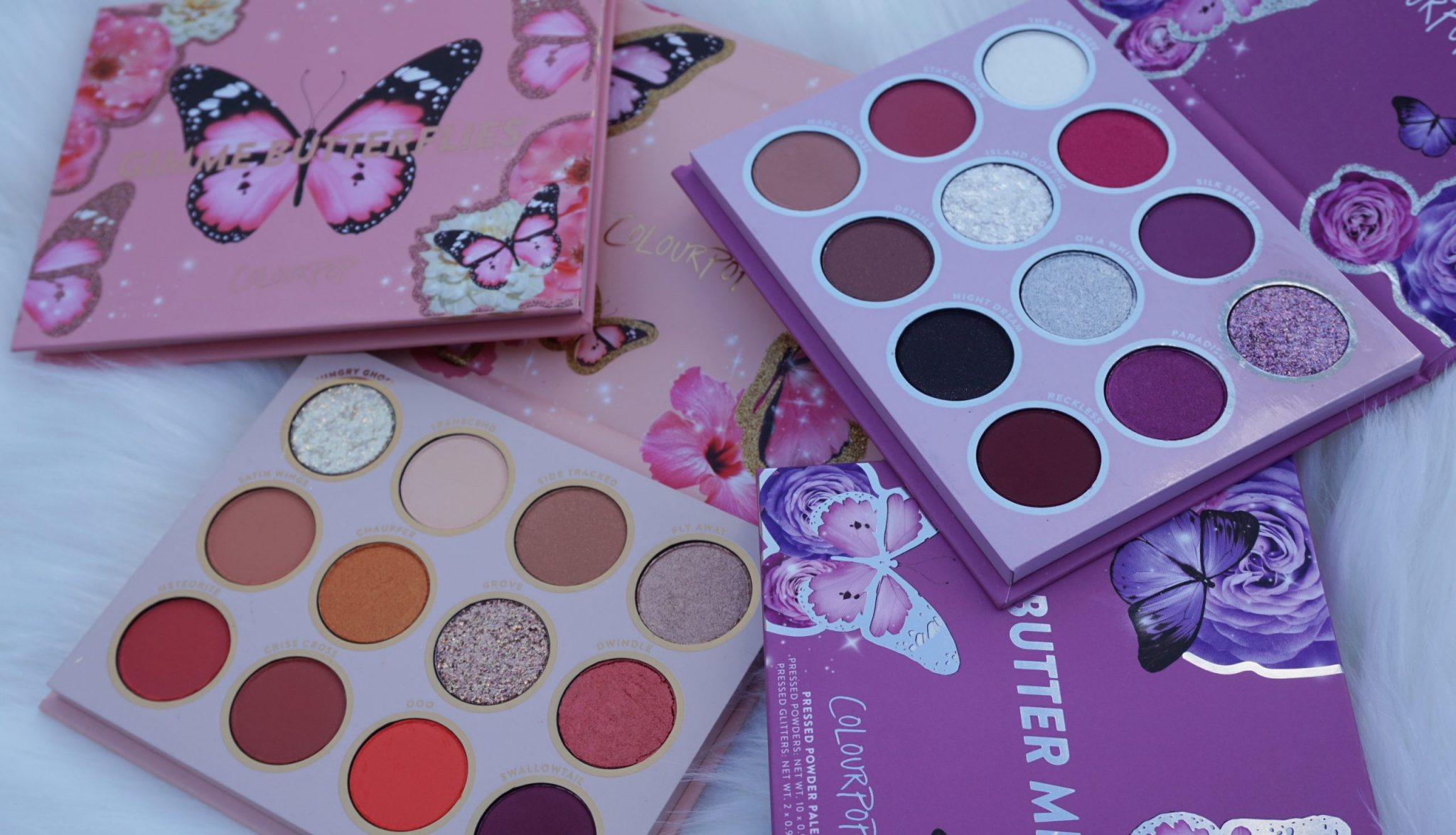 Colourpop Butterfly Palettes